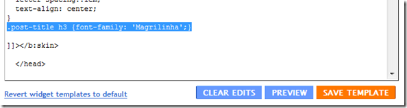 How to Add Custom Fonts to Blogger - Blogger Widgets